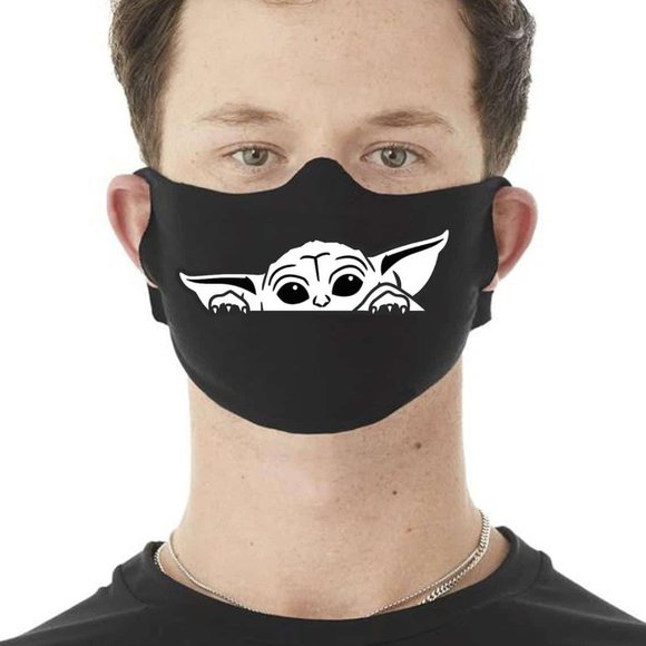 Star Wars | Accessories | Baby Yoda Peeking Starwars Mandalorian ...